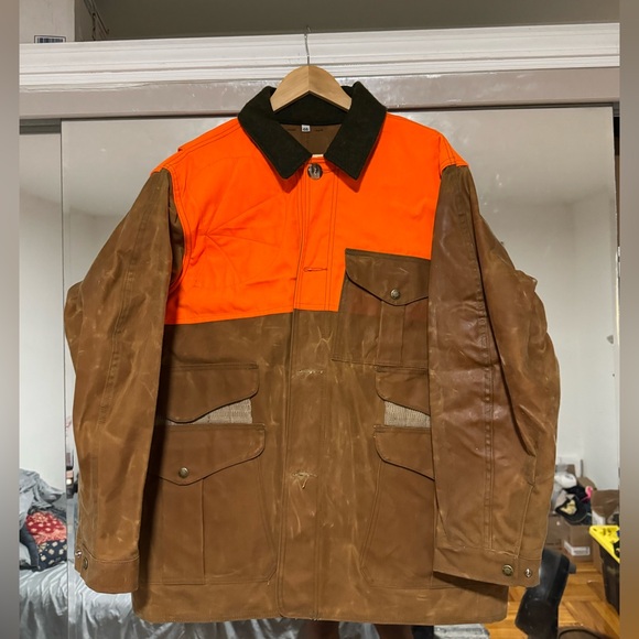 Filson | Jackets & Coats | Vintage Filson Tin Cloth Hunting Jacket ...